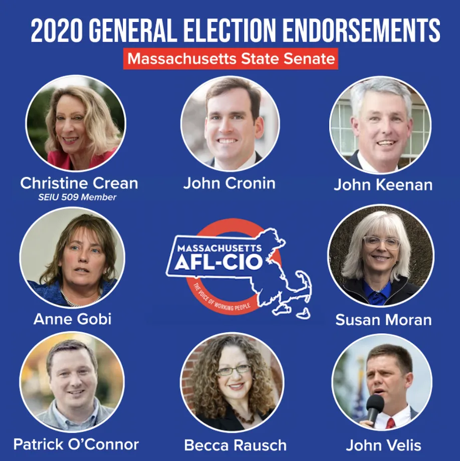 2020 Endorsements | Massachusetts AFL-CIO